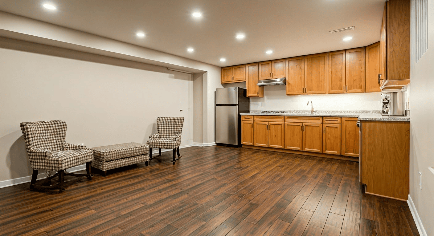 10 Clever Basement In Law Suite Ideas - Cement Concrete